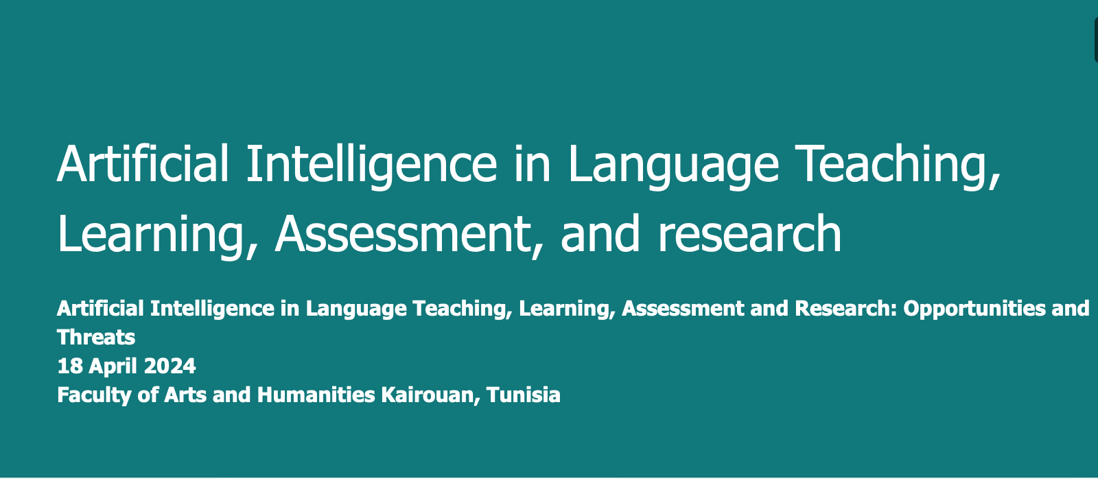 Artificial Intelligence in Language Teaching, Learning, Assessment, and ...